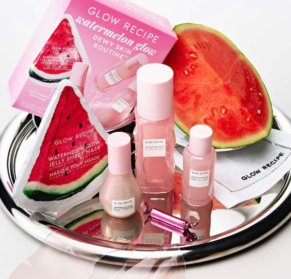 GLOW RECIPE- Watermelon Glow Dewy Skin Routine Gift Set – All Original ...